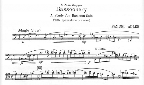 Bassoon Sheet Music For Bassoon Composers A Through D from Forrests Music