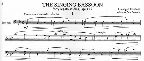 Methods And Collections For Bassoon from Forrests Music