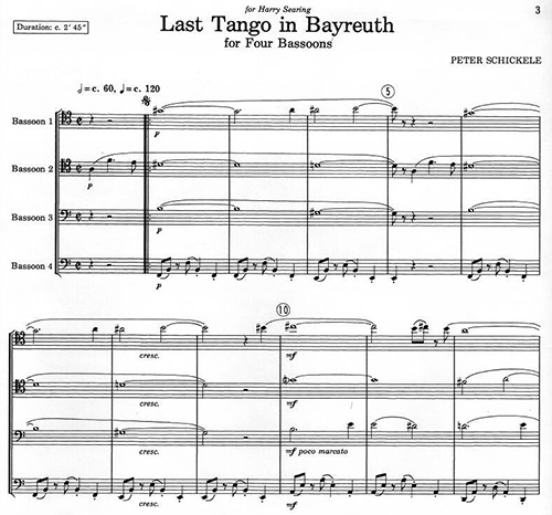 Sheet Music For Bassoon Composers S Through Z from Forrests Music