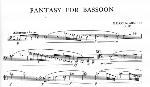 Bassoon Sheet Music For Bassoon Composers A Through D from Forrests Music